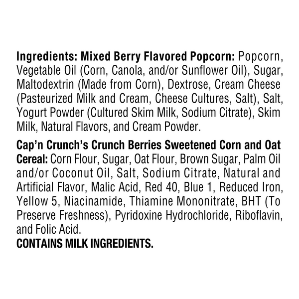 Smartfood Cap'N Crunch's Crunch Berries Popcorn Mix | Hy-Vee Aisles ...
