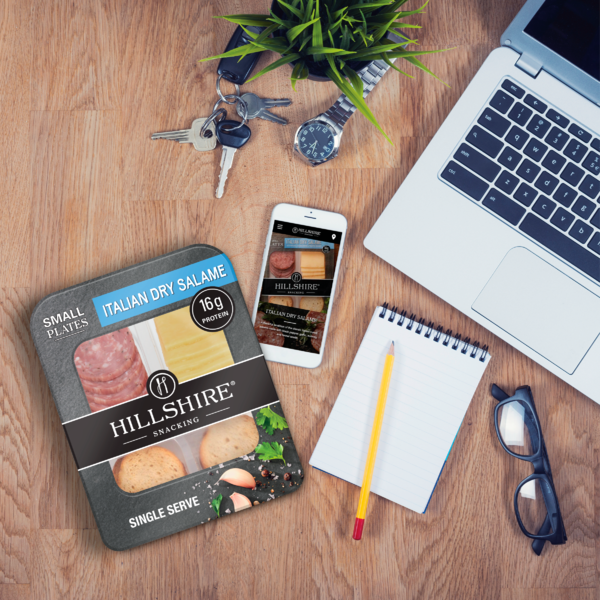 Hillshire Snacking Protein Small Plates, Italian Dry Salami Deli Lunch ...
