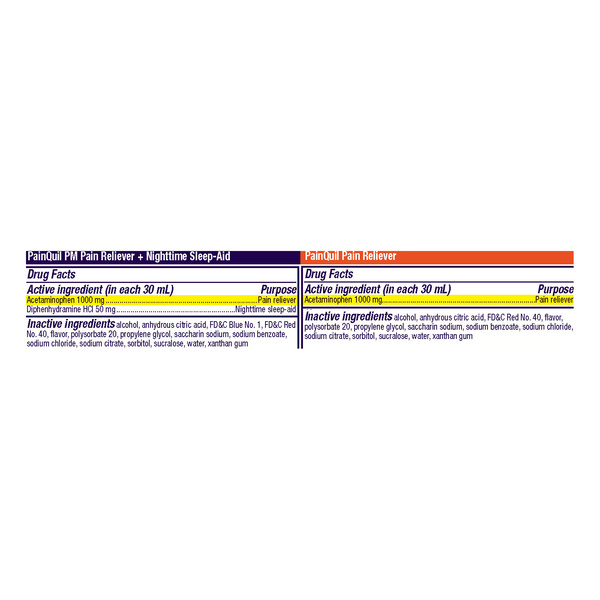 Vicks PainQuil Pain Reliever AM/PM Value Pack, 2-12 fl oz | Hy-Vee ...
